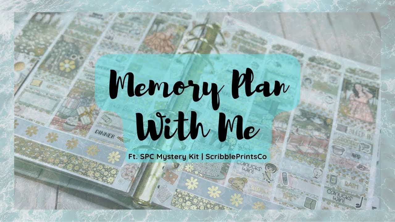 Memory Plan With Me | SPC Mystery (ScribblePrintsCo) - YouTube