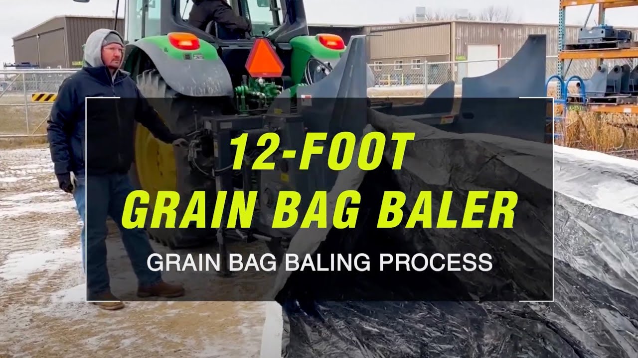 Loftness 12-Foot Grain Bag Baler | Instructional Video - YouTube