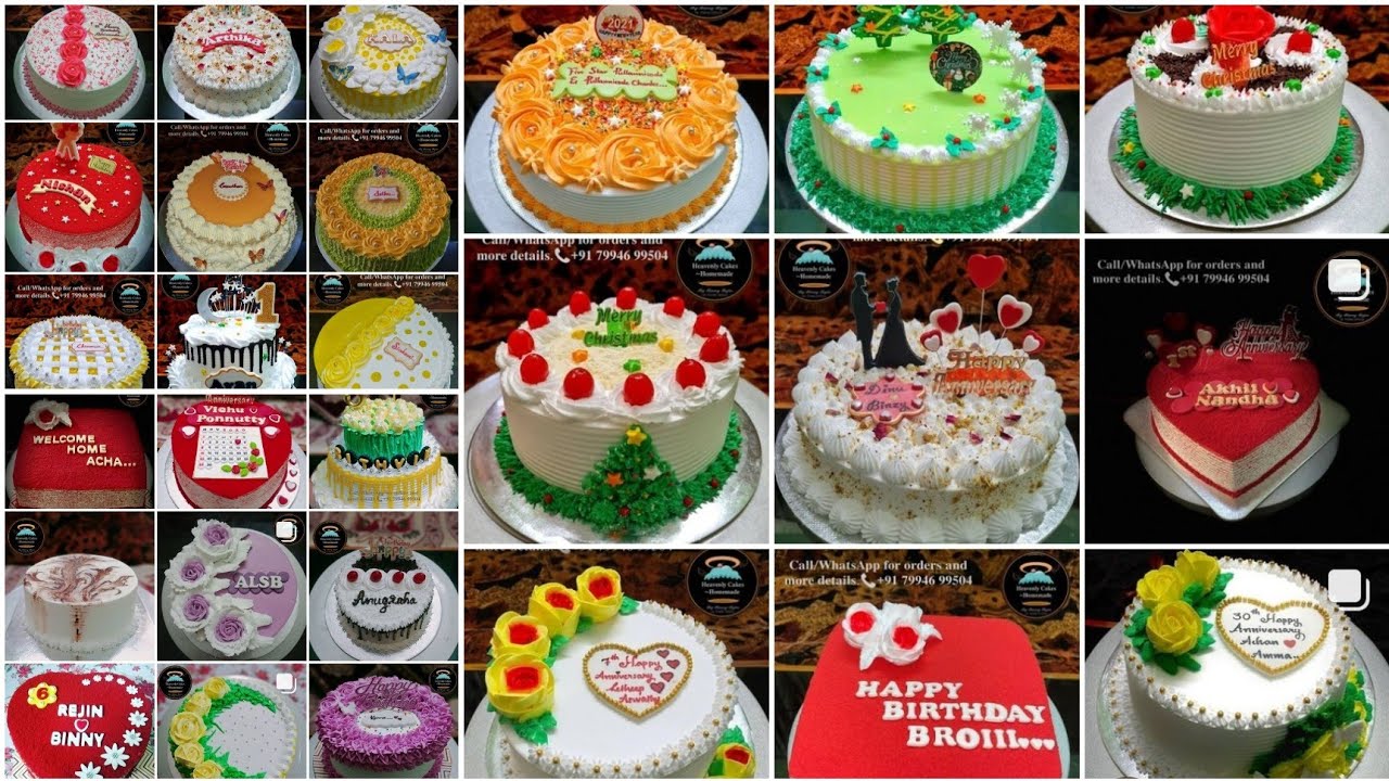 Cake Designs For Beginners | 24 Cake Designs | Homemade Cake Designs ...