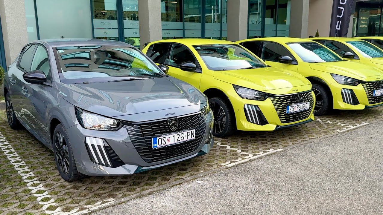 New PEUGEOT 208 FACELIFT 2024 - different SPECS (Allure vs GT), 2 new ...