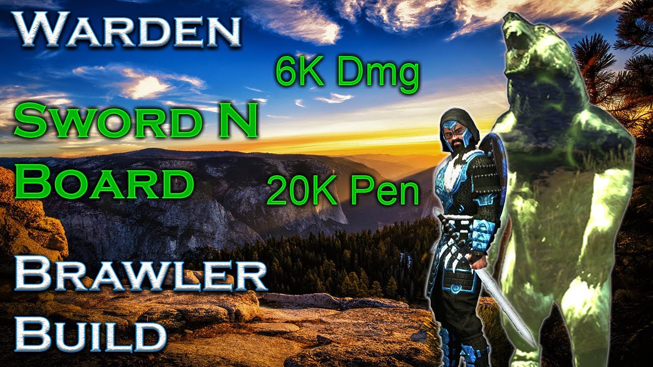 Stamina Warden Sword N Board Brawler PvP Build - ESO - YouTube