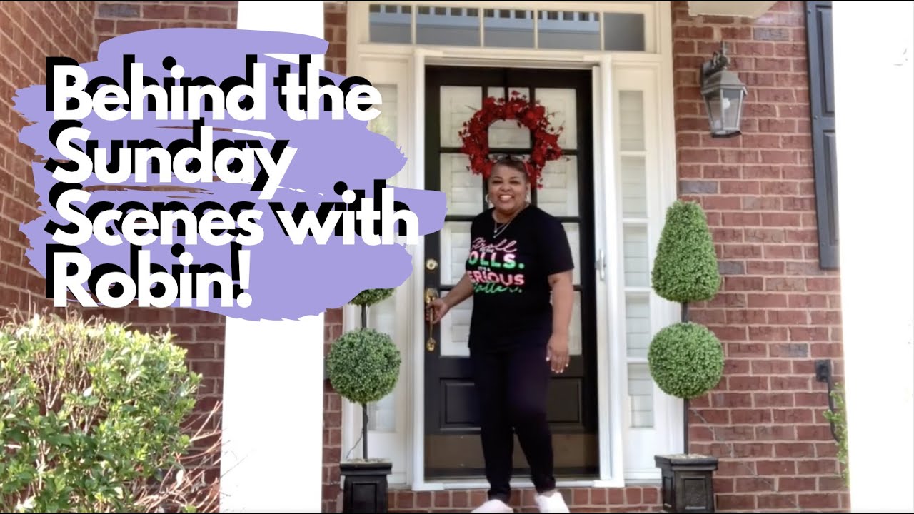 Behind the Sunday Scenes with Robin Ware - It takes a team to produce ...