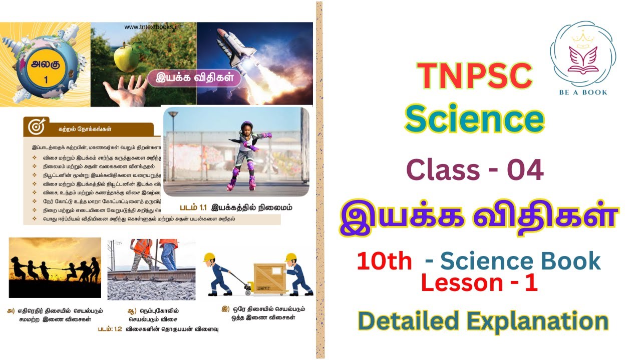 10th Science - Lesson 1- Part 2 - இயக்க விதிகள் #tnpscscienceclass # ...