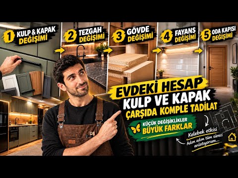 Mutfak Tadilatında Yapılan EN BÜYÜK Hata! | Sadece Kapak Değiştirmek Mantıklı mı?