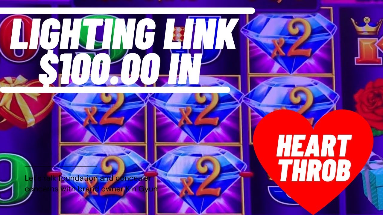 LIGHTING LINK | HEARTTHROB SLOT MACHINE | LIVE PLAY | $100.00 IN | PLUS ...