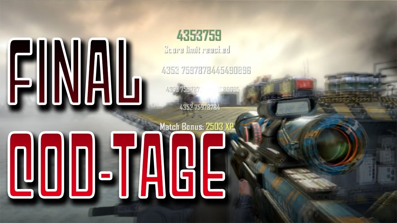 Final Cod-tage - Montage Of All My Clips Ever - YouTube