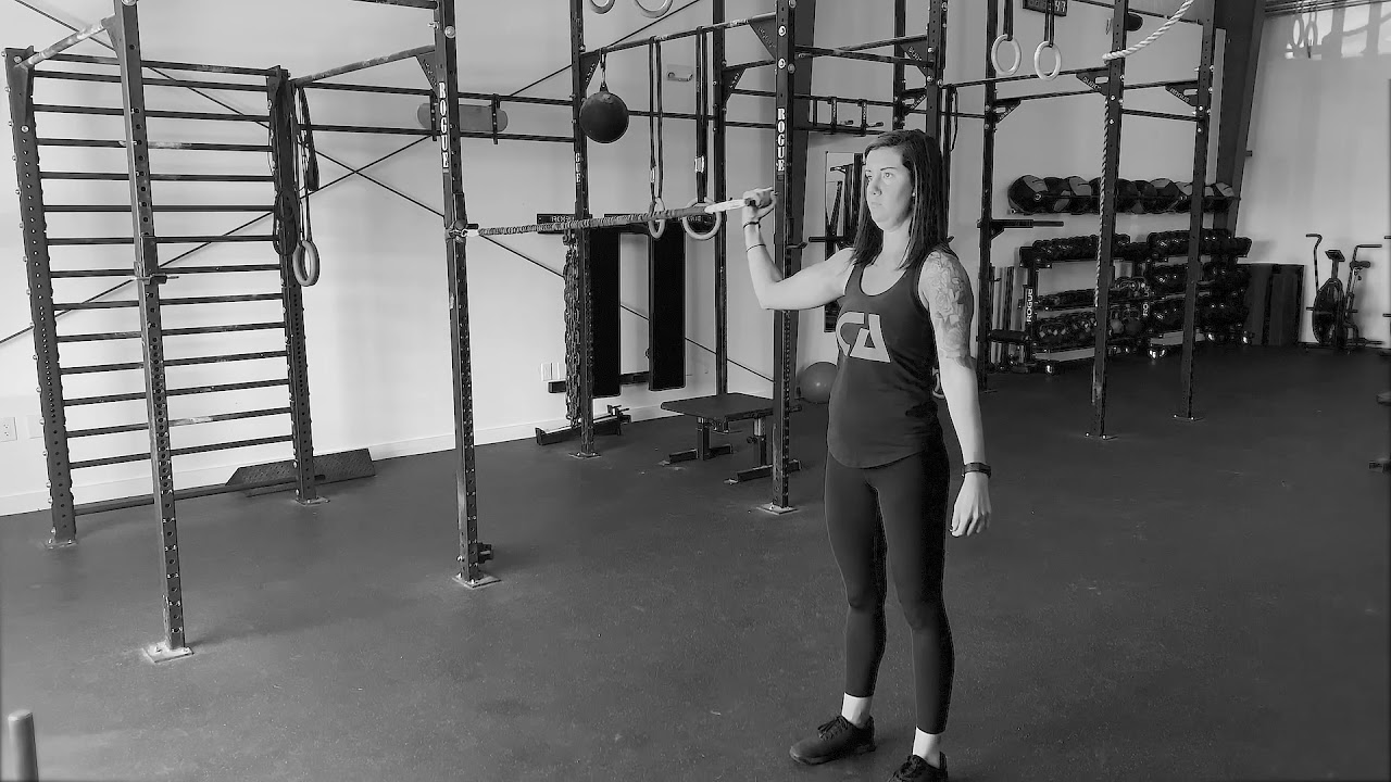Single Arm Abducted Banded Bicep Curl - YouTube