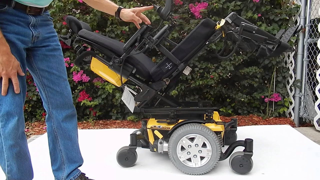 Quantum Q6 Edge Power Chair With Tilt, Recline, Electric Legs - YouTube