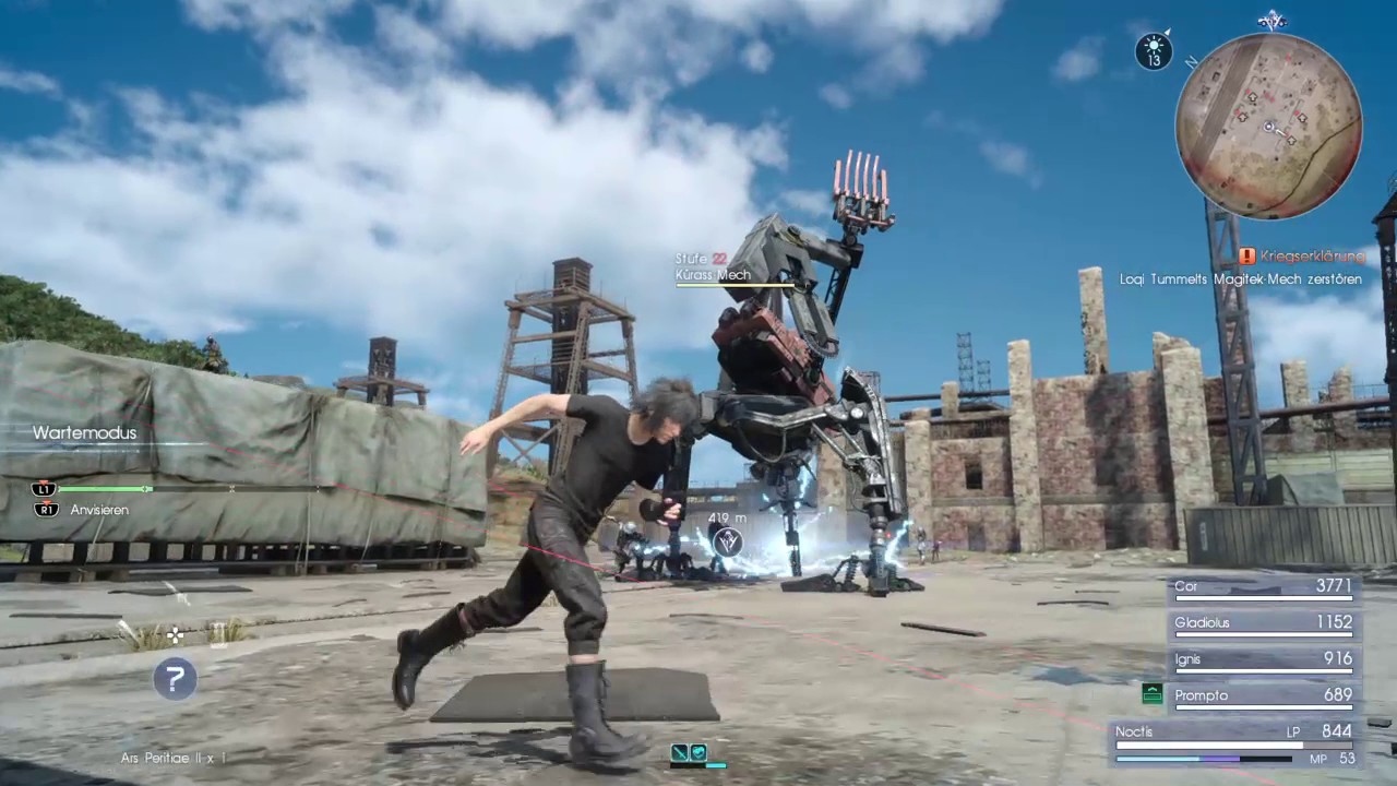 FINAL FANTASY XV Boss: Loqi Tummelt - YouTube