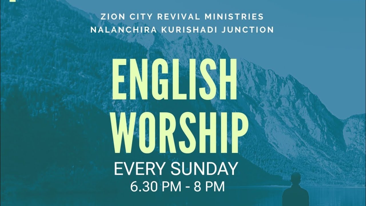 Live l English Worship l Zion City Revival Ministries l Pr Jibin ...