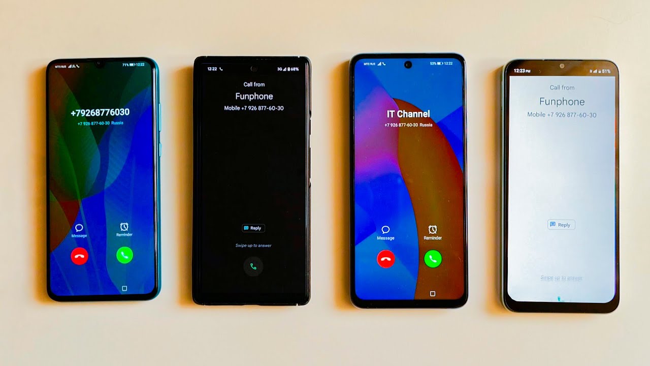 Huawei vs Google Pixel 6 vs Honor vs Realme incoming call - YouTube