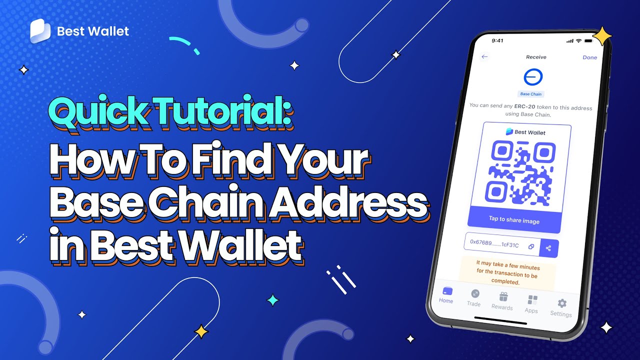 How To Find Your Base Chain Address in Best Wallet - YouTube