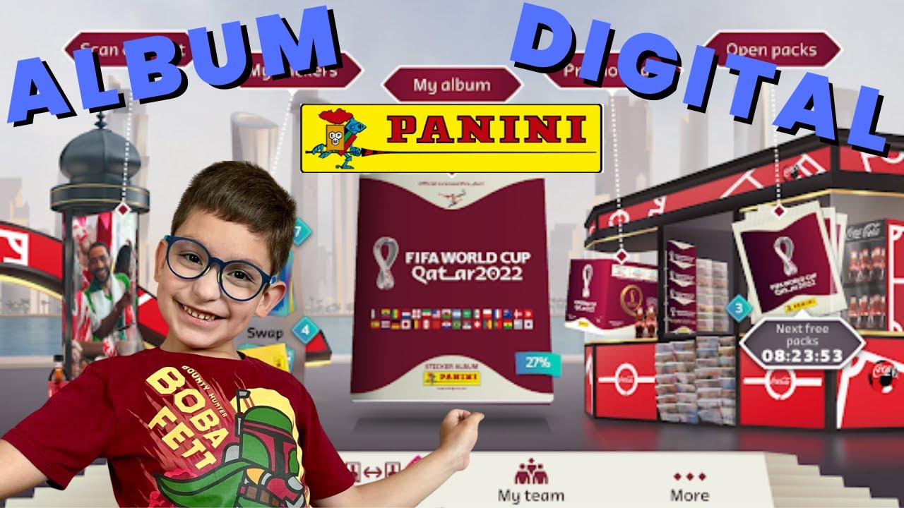 Album Digital Panini del mundial Qatar 2022, Cromos Panini GRATIS - YouTube