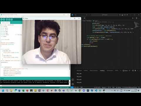 Conexión Serial de Python - Arduino para enviar coordenadas referidas de pixeles de resolución ...