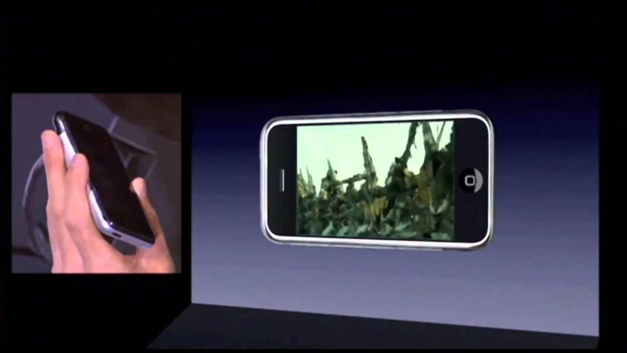 Apple WWDC 2007 - Presentazione iPhone 2g - YouTube