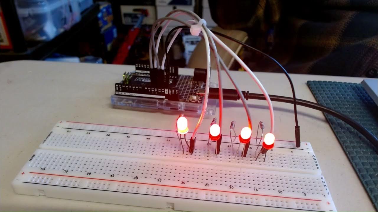 Paul McWhorter, Arduino UNO R4, Lesson 3, https://youtu.be/0SENIWPdPhQ ...