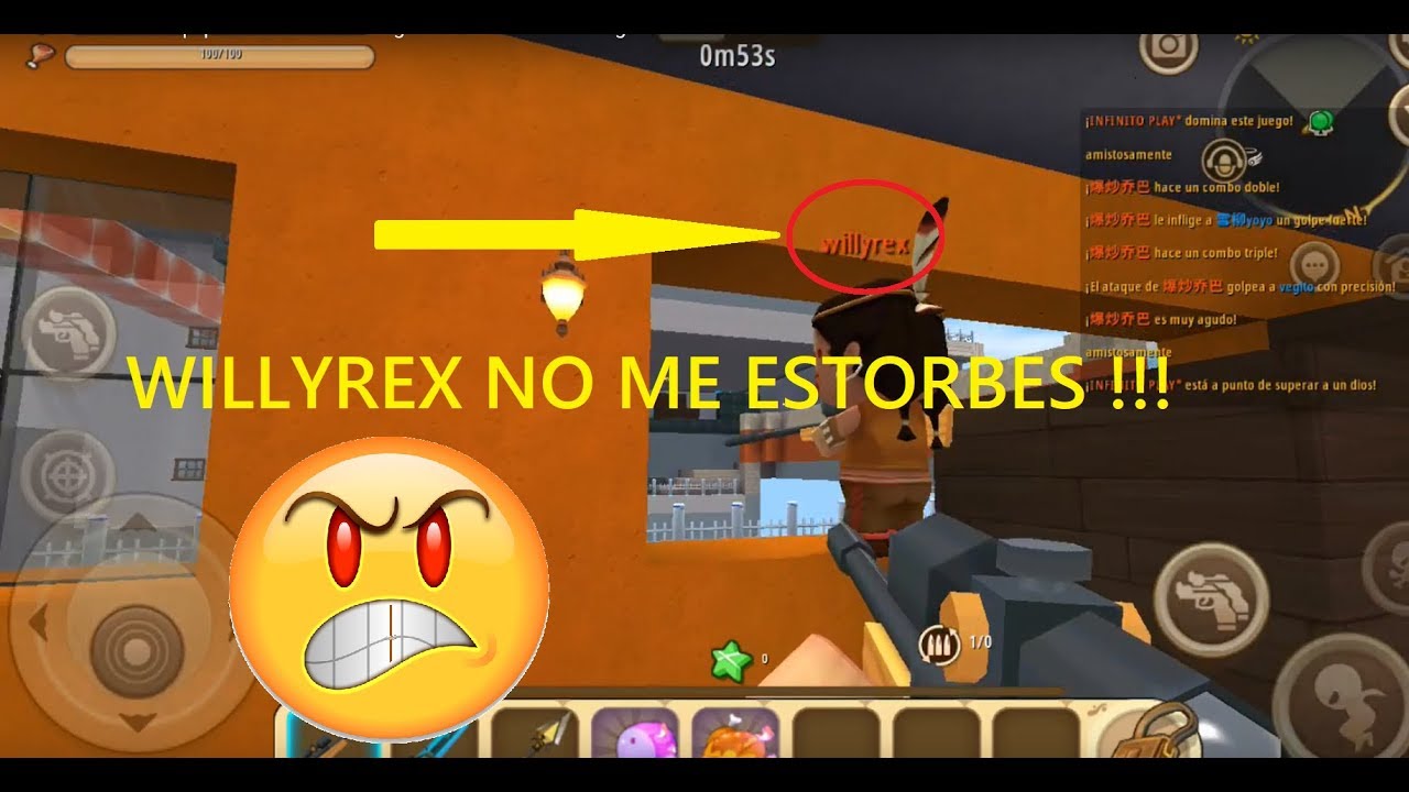 WILLYREX en mi equipo "MINI WORLD" Jugando a francotirador ...ganamos ...