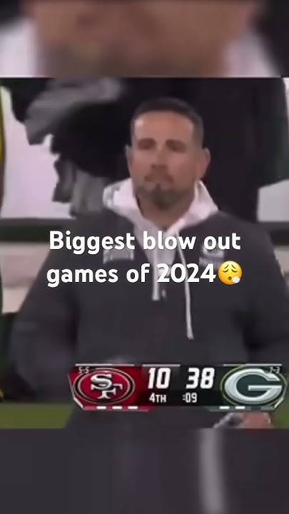 Biggest blowout out games 2024 - YouTube