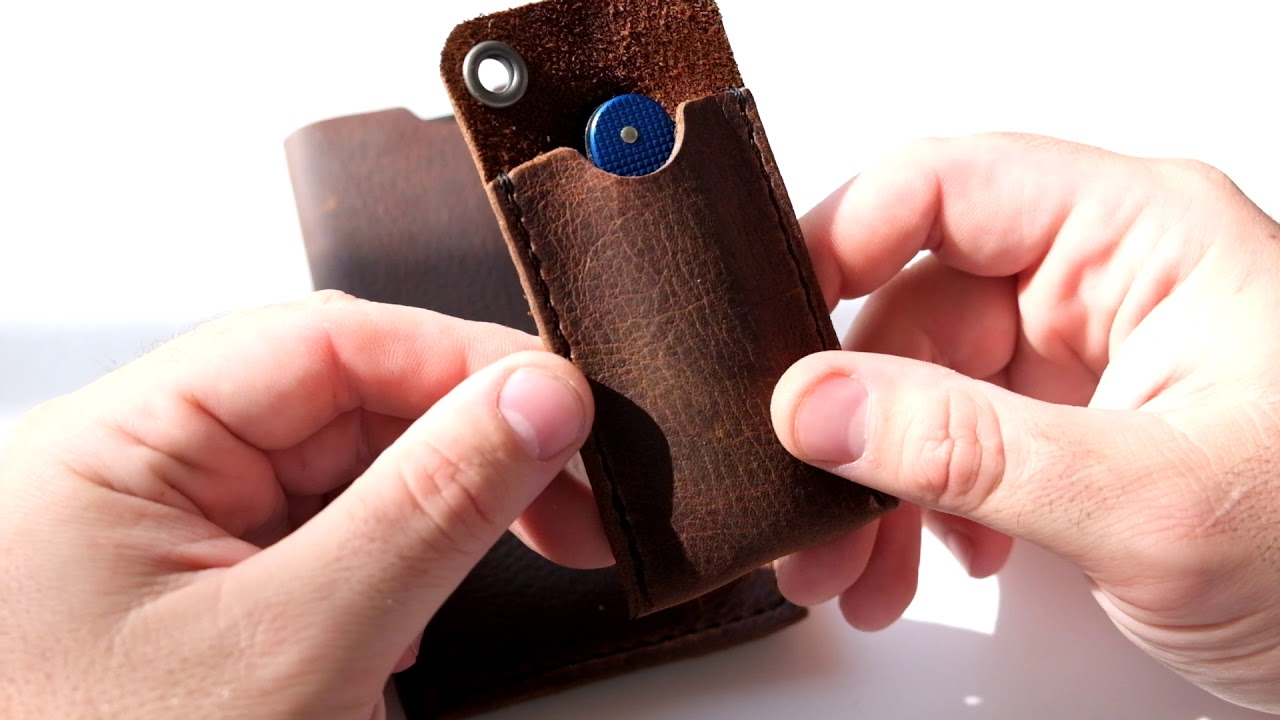 Tale of Knives: Leather work - YouTube