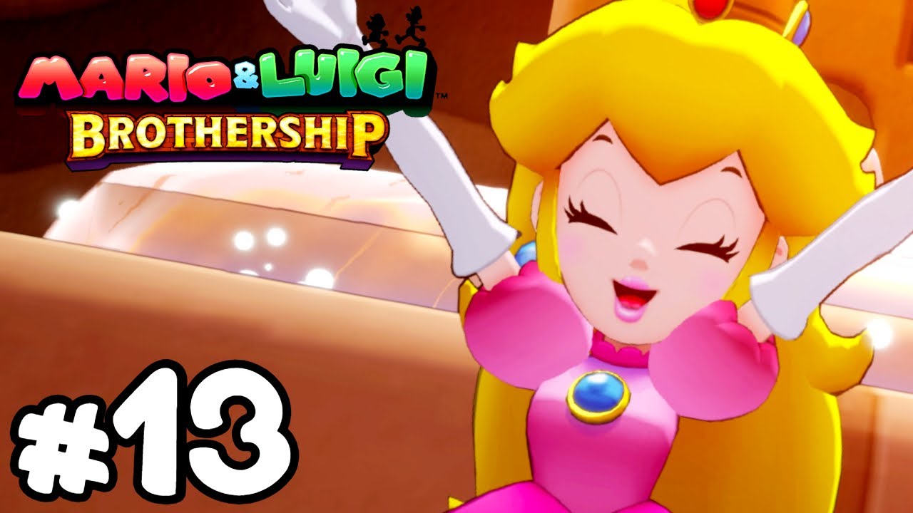 WE FOUND PRINCESS PEACH in MARIO AND LUIGI BROTHERSHIP Gameplay (13 ...