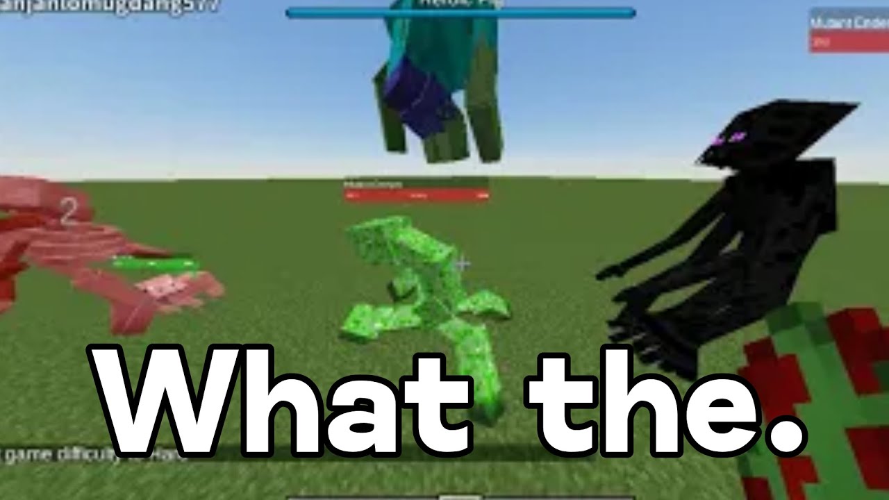 Heroic Pig VS Mutant Zombie VS Mutant Skeleton VS Mutant Creeper VS ...