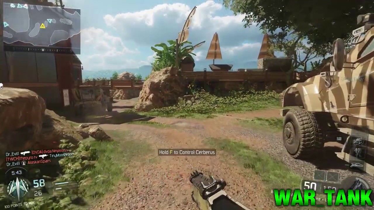 WEEVIL 50 BOMB! Call of Duty: Black Ops 3 TDM on Hunted (56-8 K/D ...