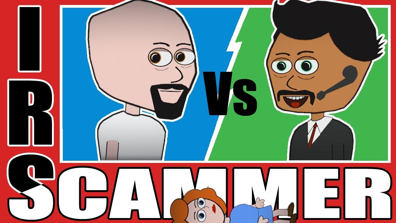 IRS Scammer THREATENS to Call 911 (animated) - YouTube
