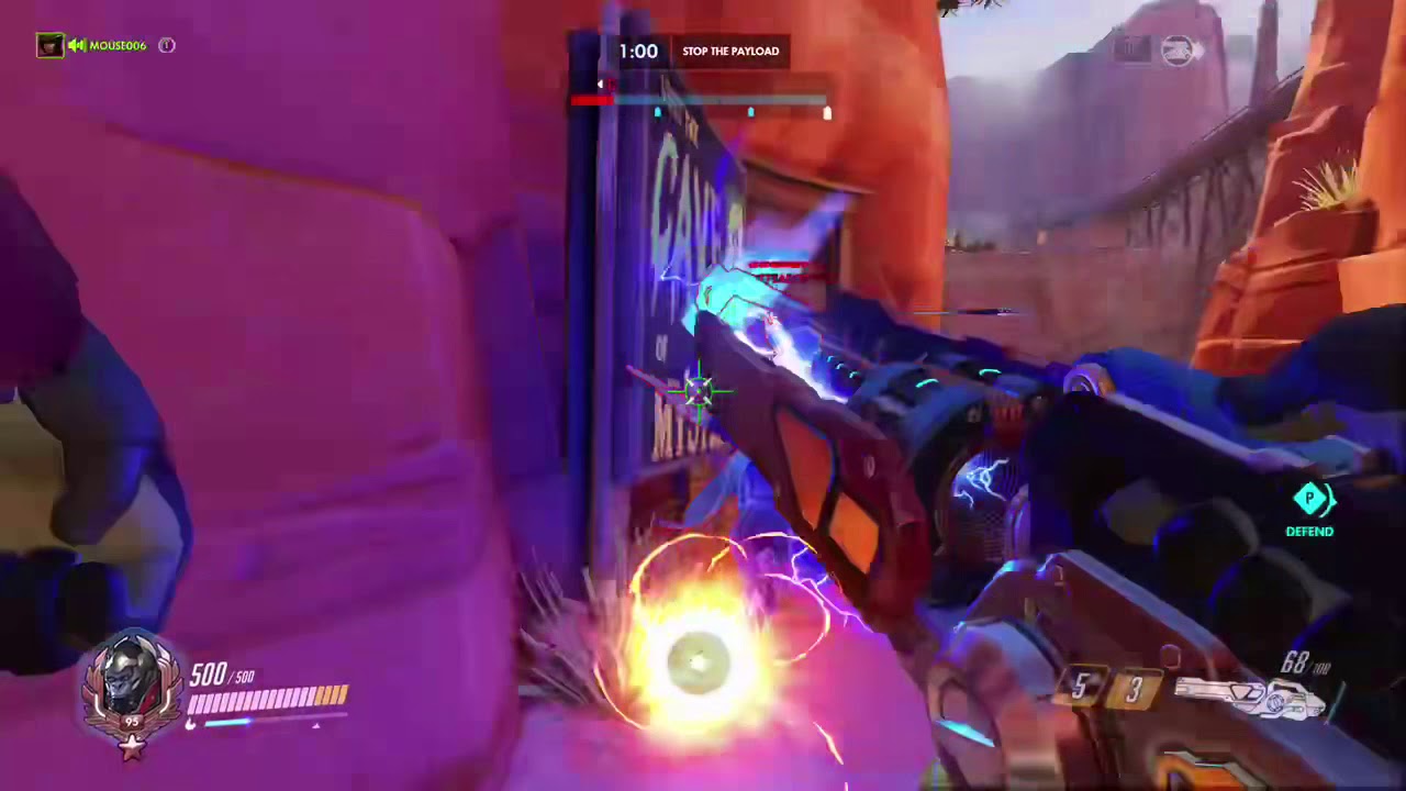 Overwatch mystery hero Winston ult - YouTube