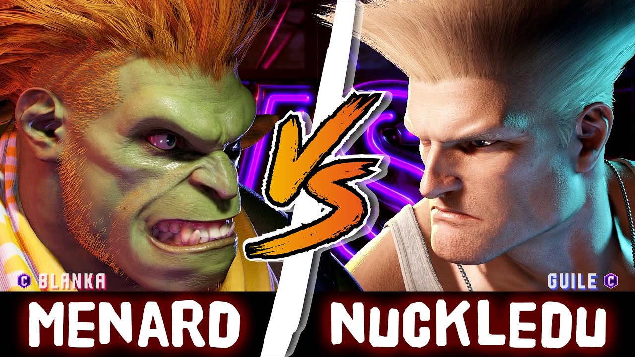 Sf6 Menard Blanka Vs Nuckledu Guile Street Fighter 6 Youtube