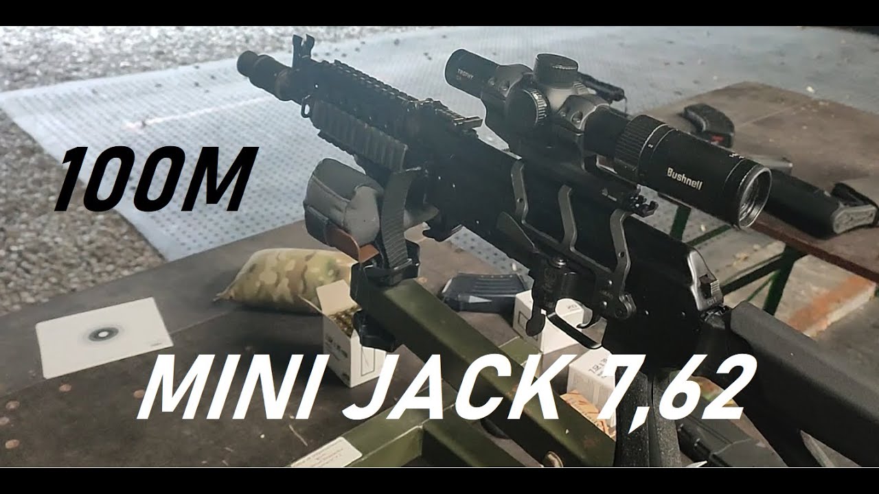 WBP Mini Jack 7,62 Taktyczny na 100 metrów. Montaż boczny 3MA0 ...
