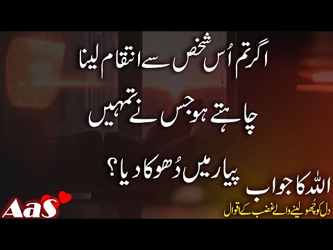 Jab Tum Us Shaks Se Badla Lena Chaho Jis Ne Tumhe Payar Me Dhoka Diya?? || Syed Ahsan AaS