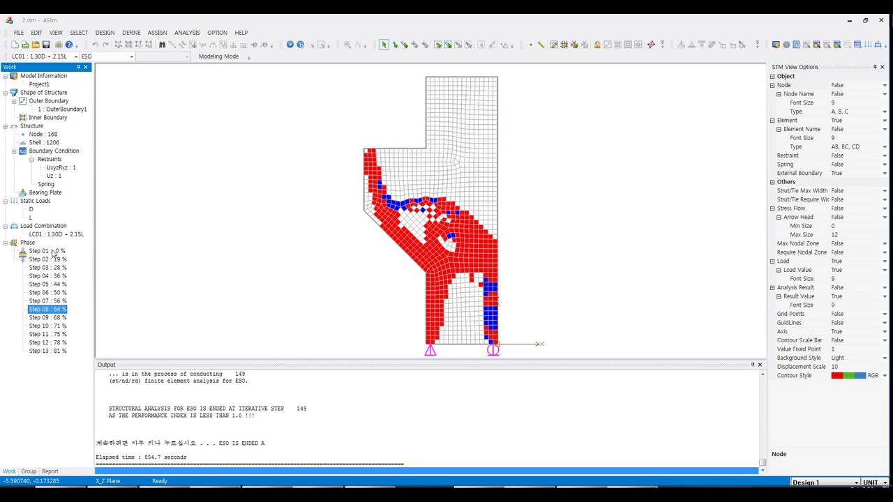 Strut and Tie Model Software - AStrutTie (Bracket of ESO) - YouTube