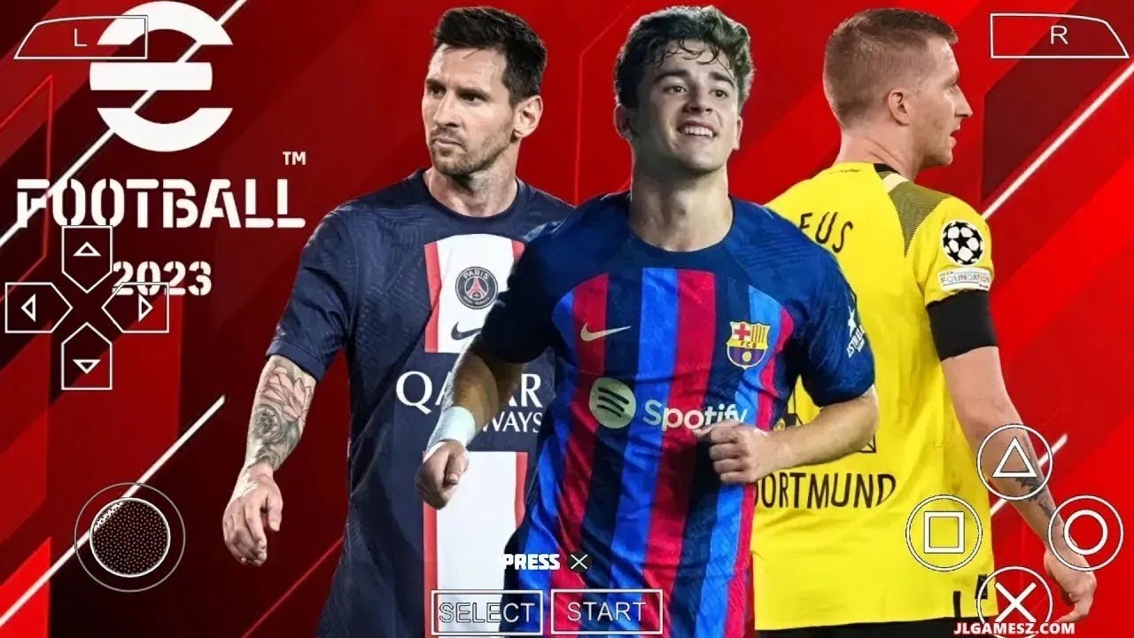 eFOOTBALL PES 2023 PPSSPP BEST GRAPHICS & LATEST TRANSFERS CAMERA PS5 ...