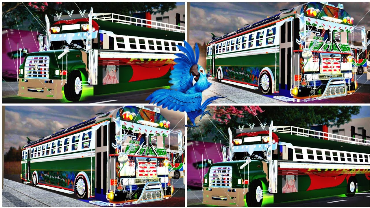 BLUE BIRD'S 🐦 TUNING GUATE 🇬🇹 GT Y SV 🙀 PROTÓN BUS SIMULATOR 😯🔥🔥 REVIEW ...