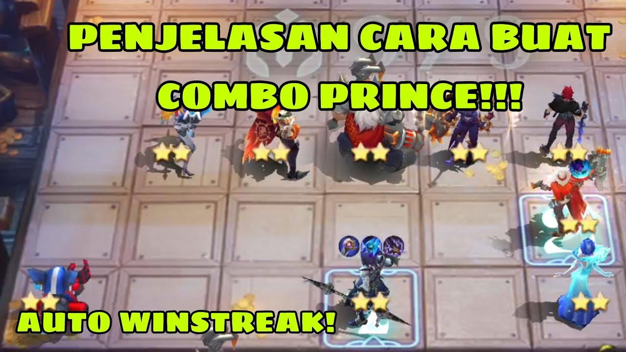 TUTORIAL CARA BUAT COMBO PRINCE YANG PALING GAMPANG DI BUAT!!! MAGIC ...