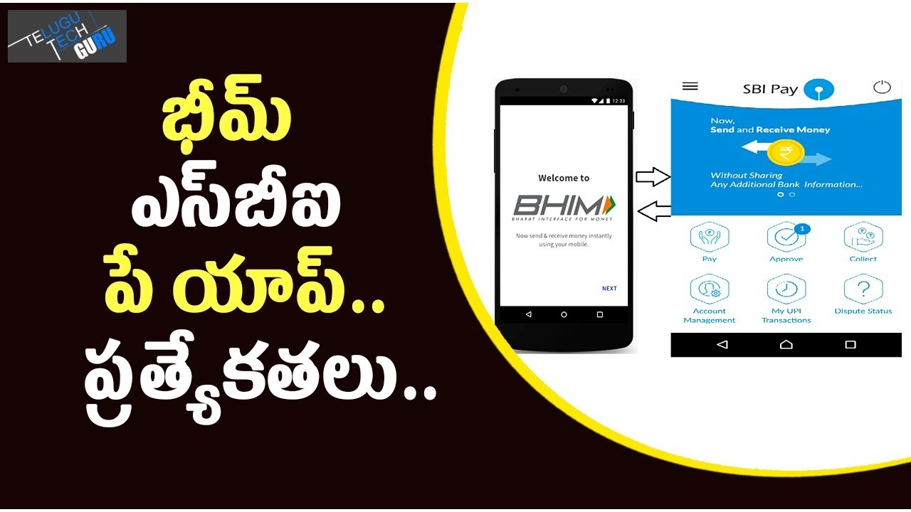 BHIM Sbi Pay App Features - Telugu Tech Guru - YouTube
