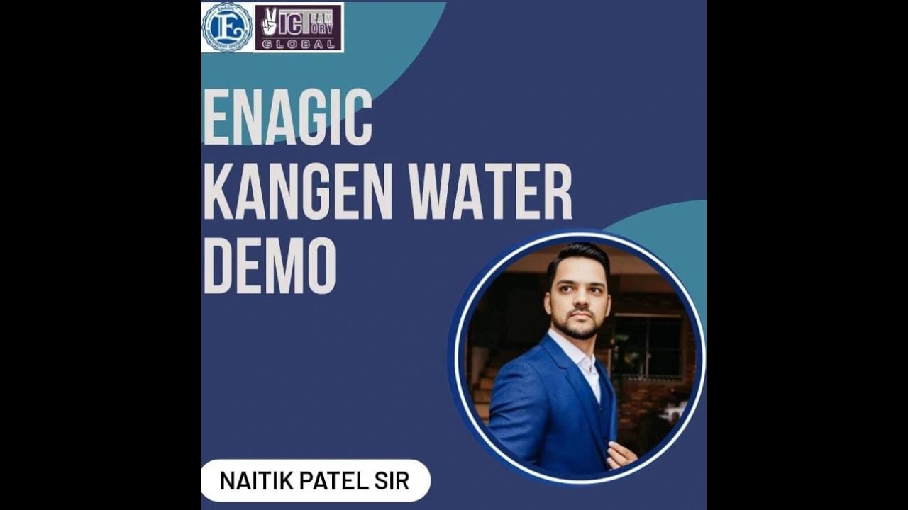 KANGEN WATER DEMO BY GREAT LEADER BY GREAT LEADER NAITIK PATEL - YouTube