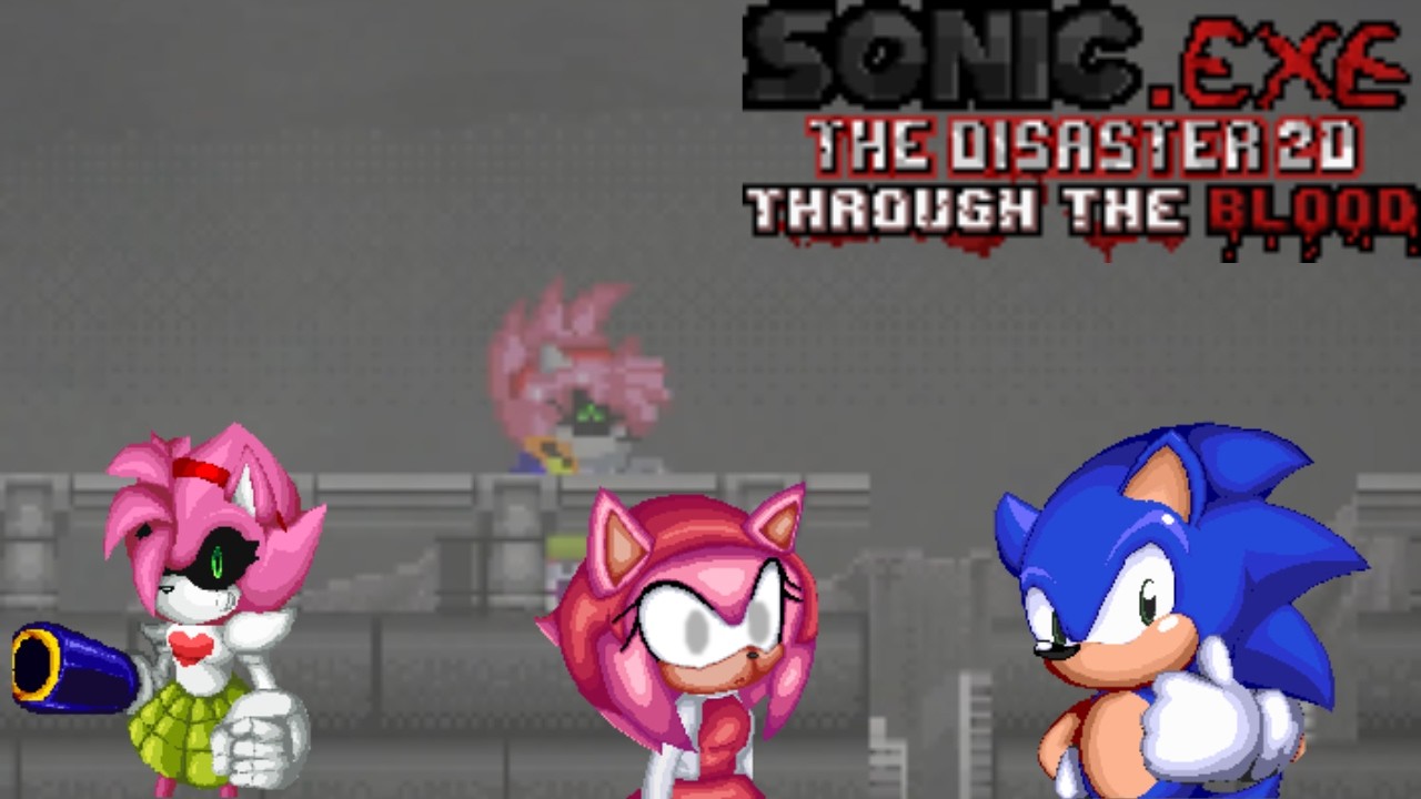 Sonic.exe The disaster 2d remake mod - Through the blood V2 - YouTube