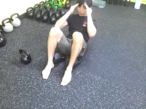 Janda sit up w/ kb, instead of Pavelizer. - YouTube