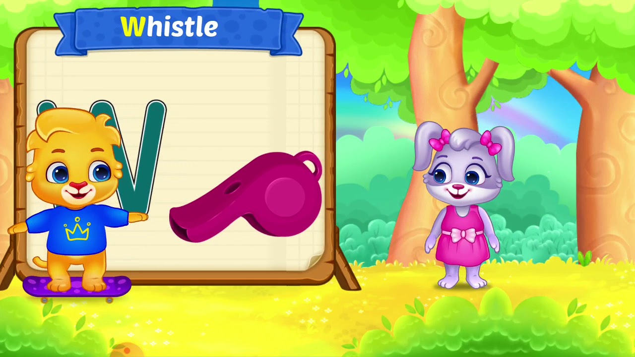 ABC - Kids learn english alphabet - touch letter ABC - YouTube