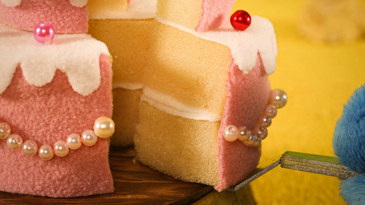 How does the moon-made cake taste? | Stop motion Cooking | ASMR ...