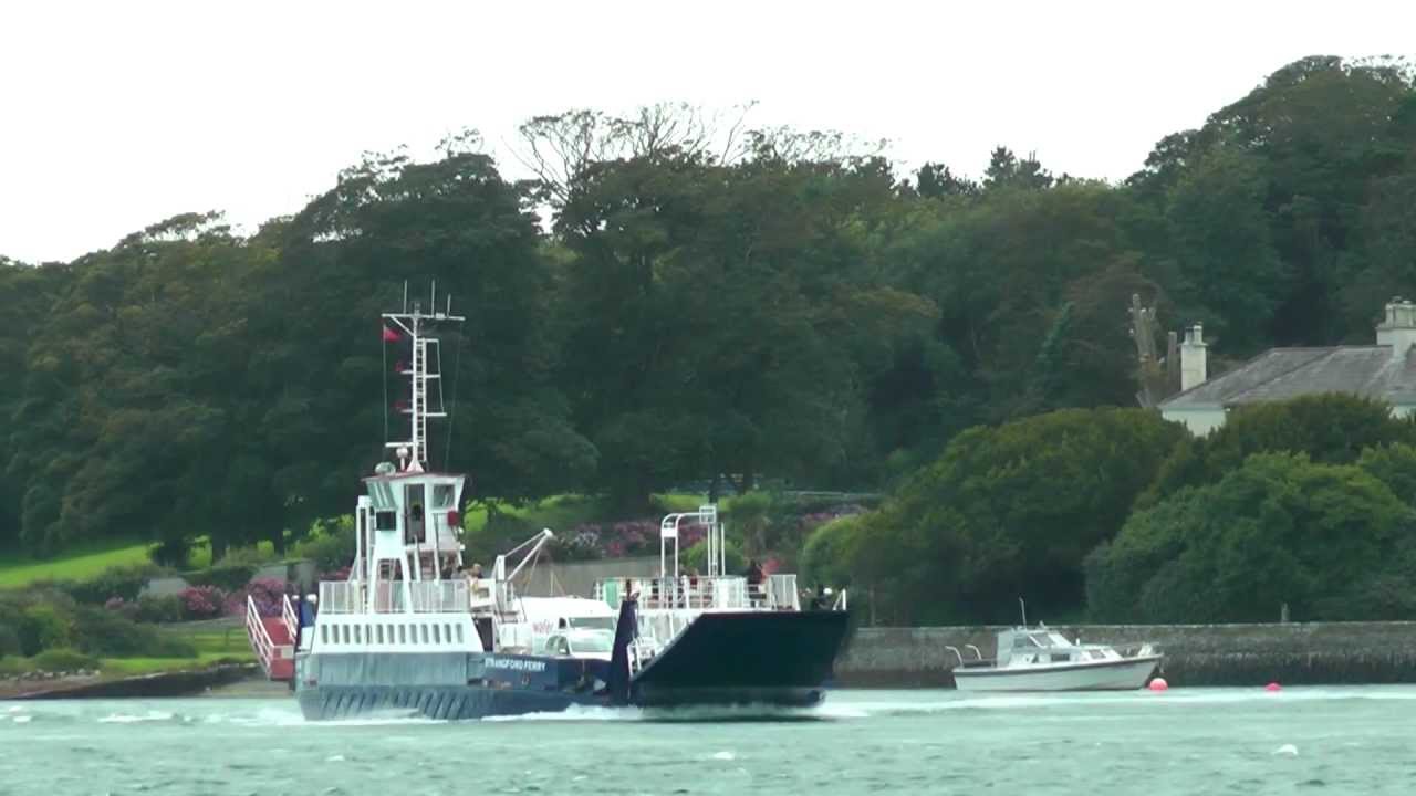 Irish ferry crossing, Strangford to Portaferry - YouTube