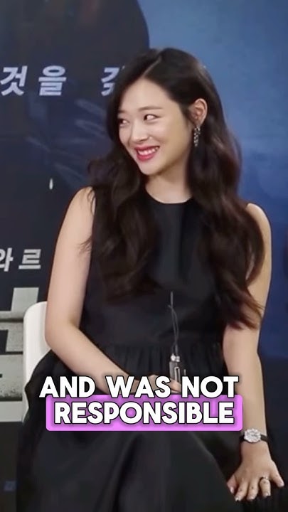 Kim Soo Hyun’s Agency Addresses Controversy Over Film Real and Sulli’s Explicit Scenes#kdrama# ...