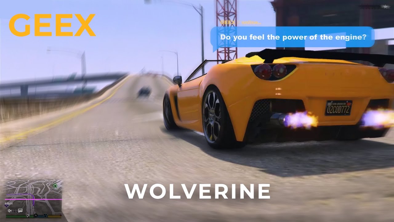 "GEEX" drives a monster car GROTTI "GTA V" 2023 - YouTube