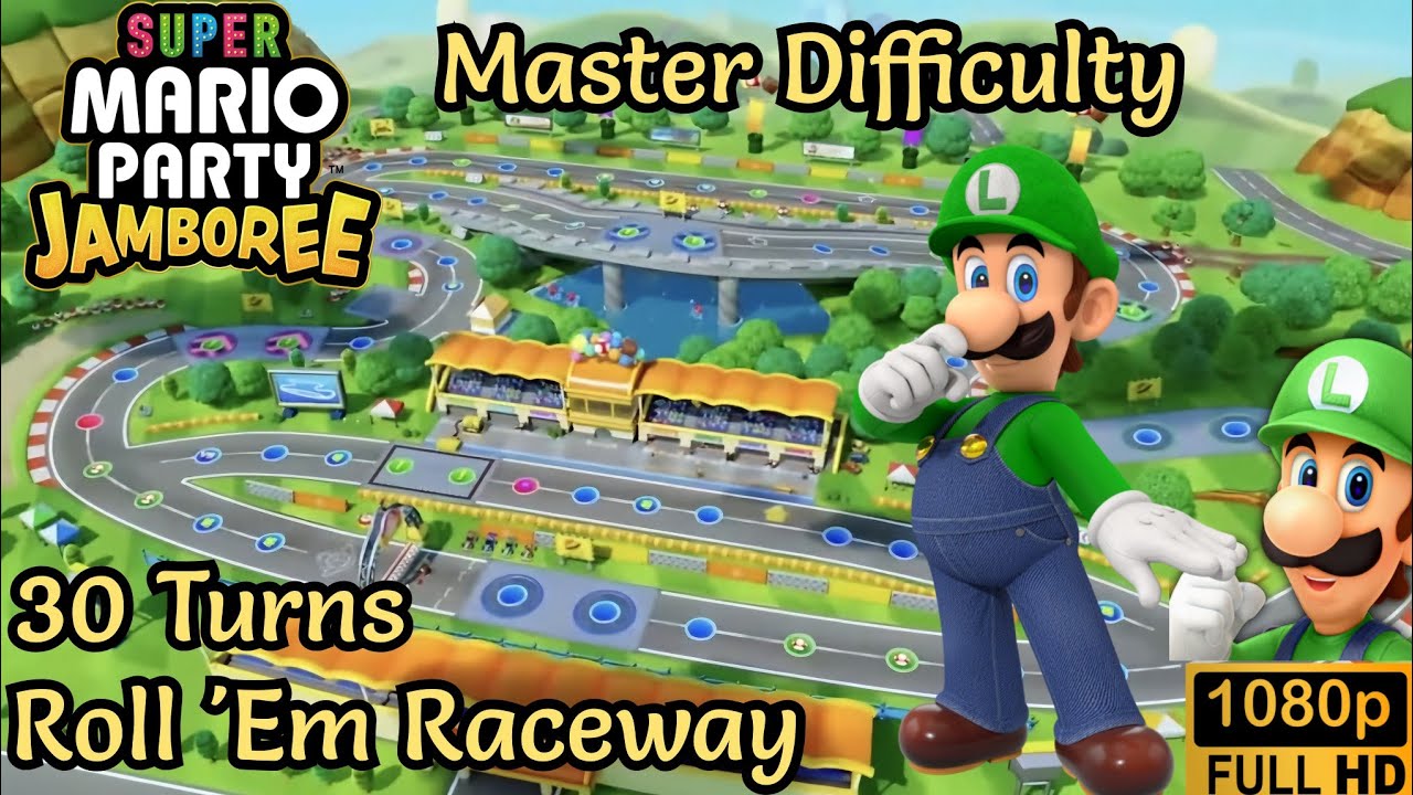Lets Party!!! Super Mario Party Jamboree Roll Em Raceway Party 30 Turns ...