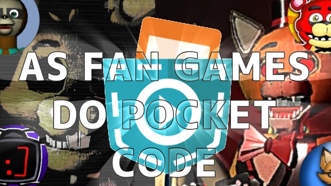 As fan games de fnaf feitas no pocket code - YouTube
