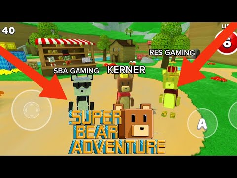 MULTIPLAYER 14!? in Super Bear Adventure gameplay walkthrough!!!!😃😁 ...