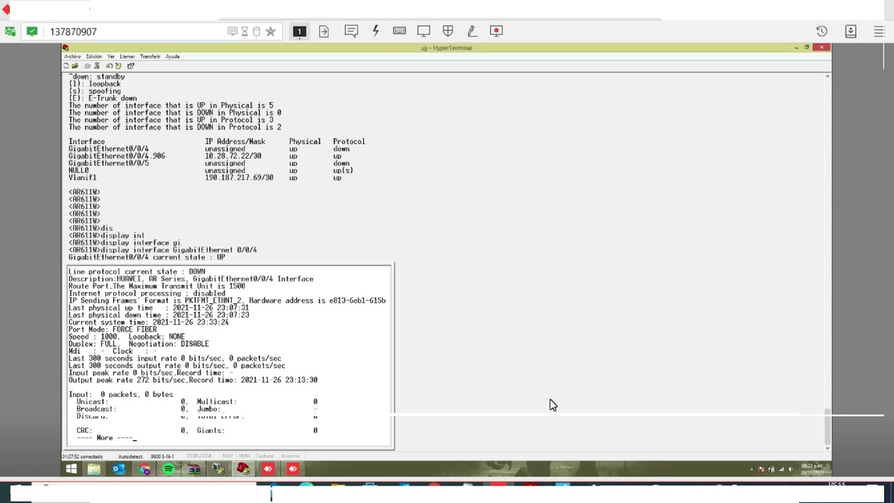 COMANDOS EN ROUTER HUAWEI - YouTube