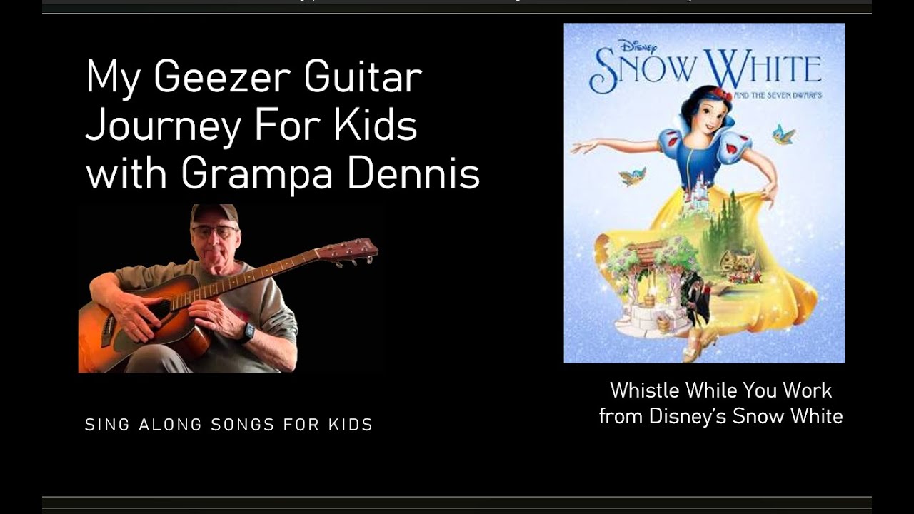 Whistle While You Work from Disney's Snow White sing along for kids ...