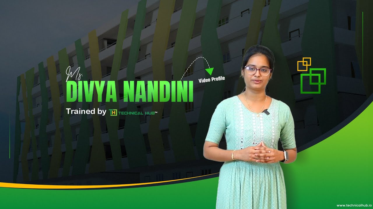 Ms. Divya Nandini | Video Profile | Technical Hub - YouTube
